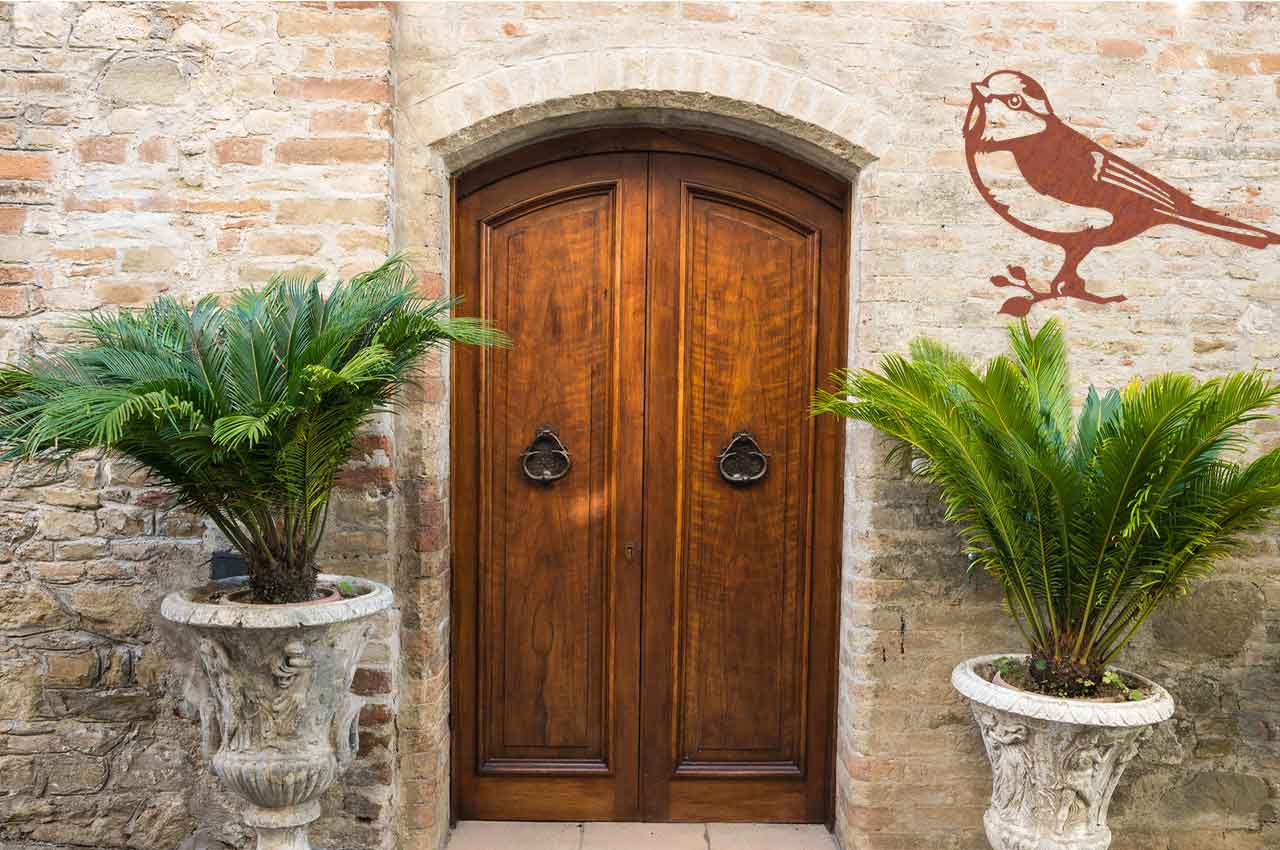 Metall-Wand-Kunst "Meise" Rost XXL, 50% Rabatt! | Metall-Wand-Kunst ...